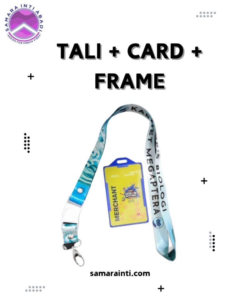 Jasa Cetak Tali Lanyard dan ID Card Custom | Samara Inti Abadi