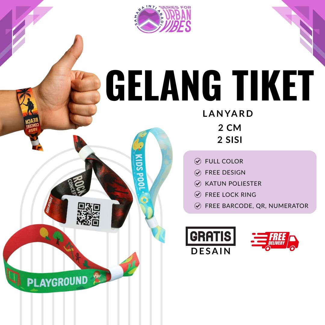 Cetak Tali Lanyard Custom Mulai Rp 4.000 Termurah No. 1